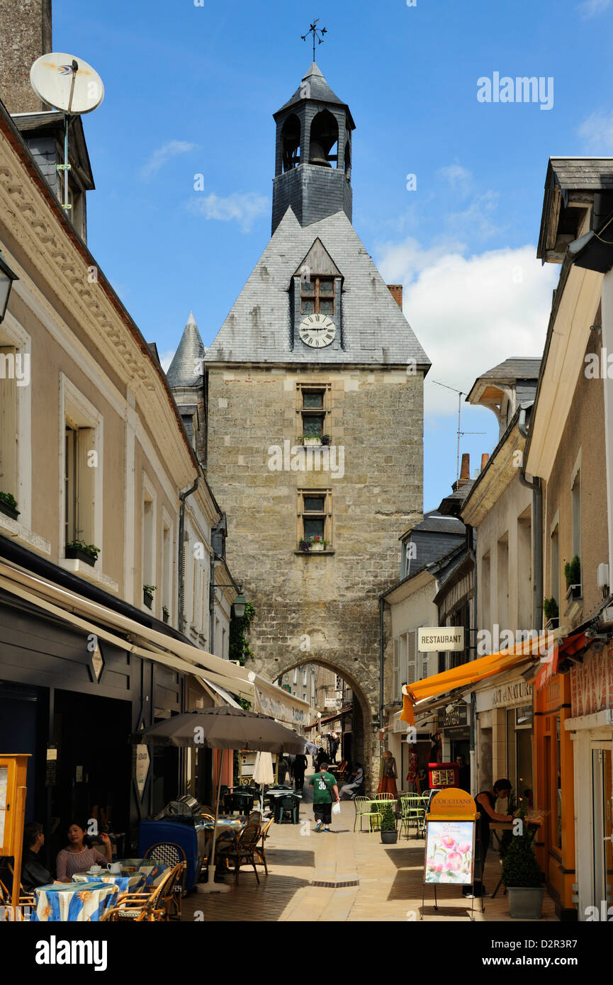Old Town Gate, Amboise, UNESCO World Heritage Site, Indre-et-Loire ...