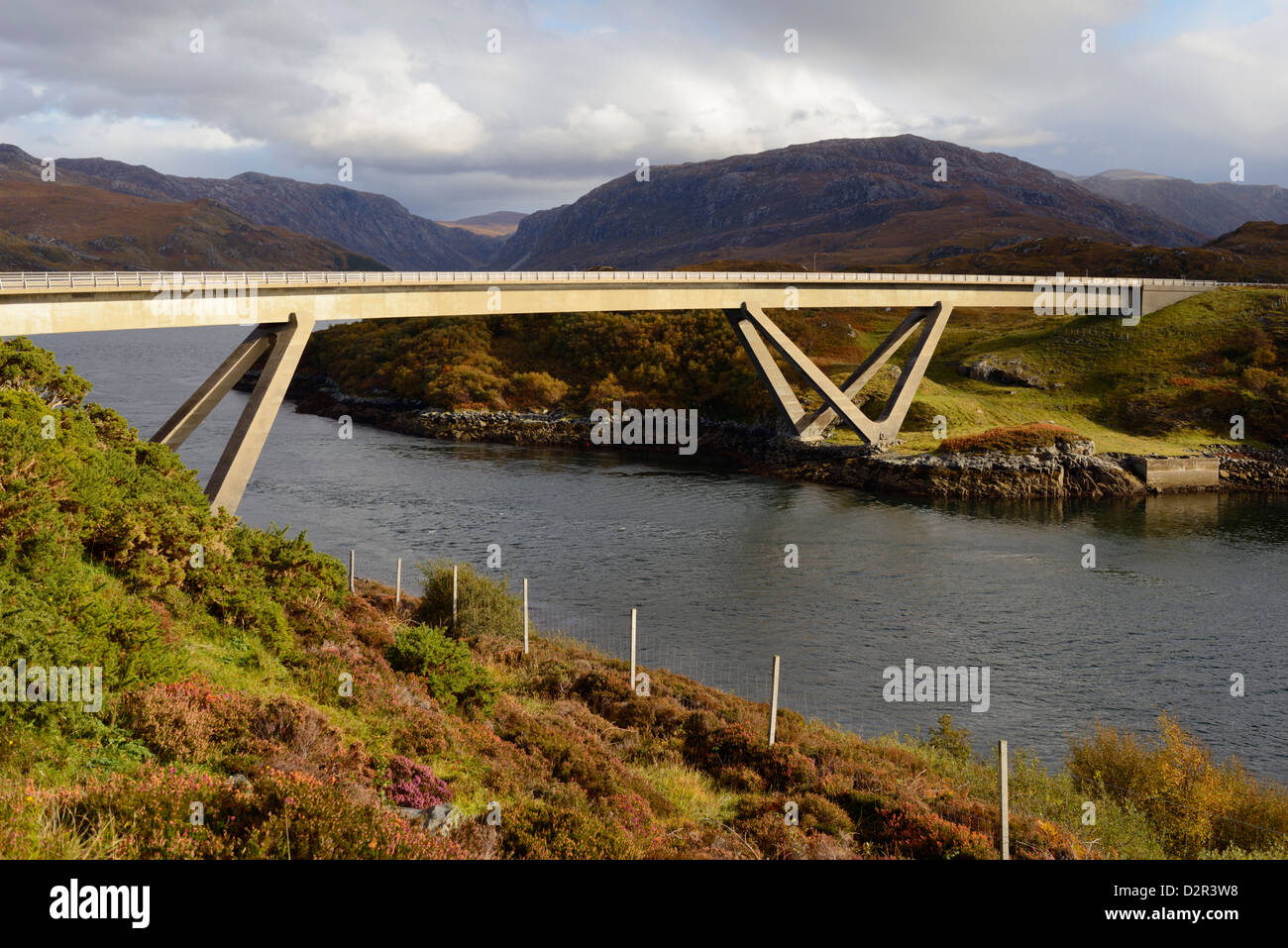 Kylesku Bridge, Kylesku, Assynt, Highlands, Scotland, United Kingdom ...