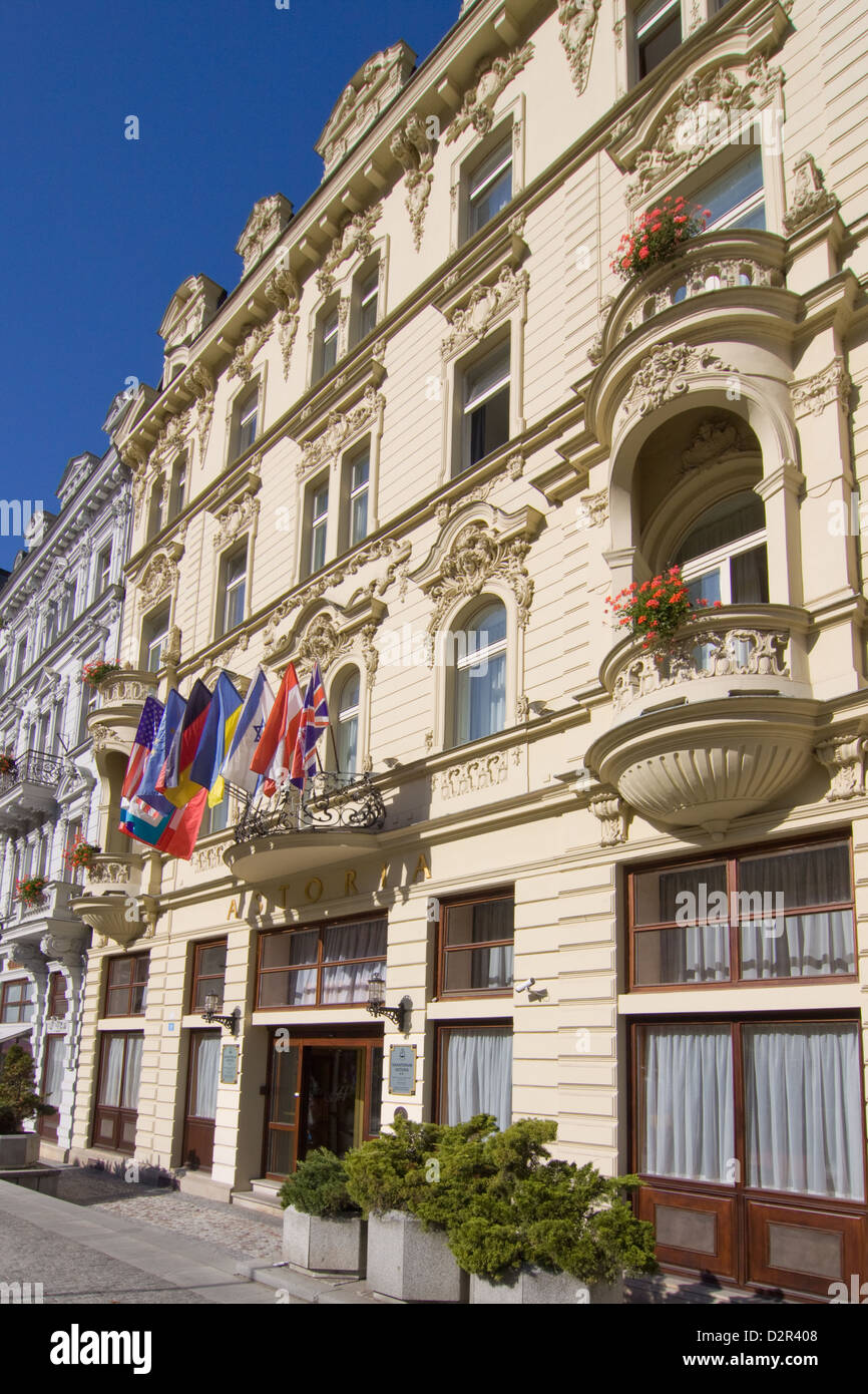 Flags at a hotel Stock Photo - Alamy