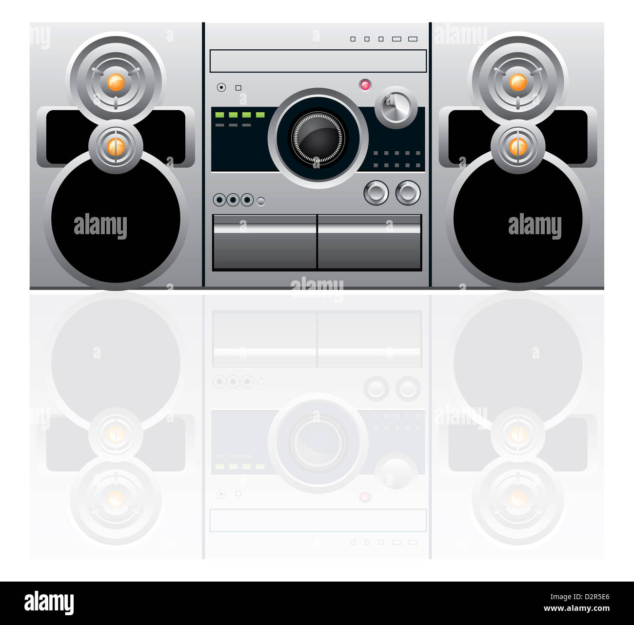 With integrated record player and radio hi-res stock photography and ...