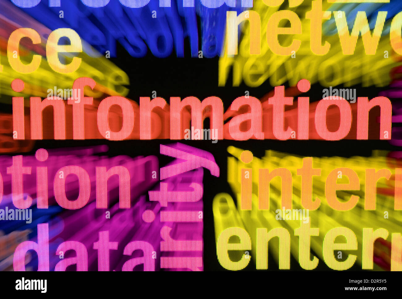 Web word cloud Stock Photo - Alamy