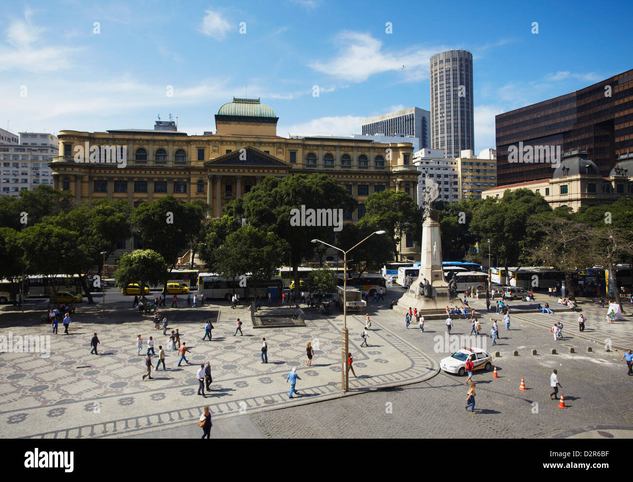 National Library of Brazil in Praca Floriano, Centro, Rio de Janeiro ...
