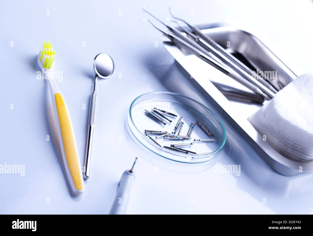 Close-up Dental Instruments Stock Photo - Alamy