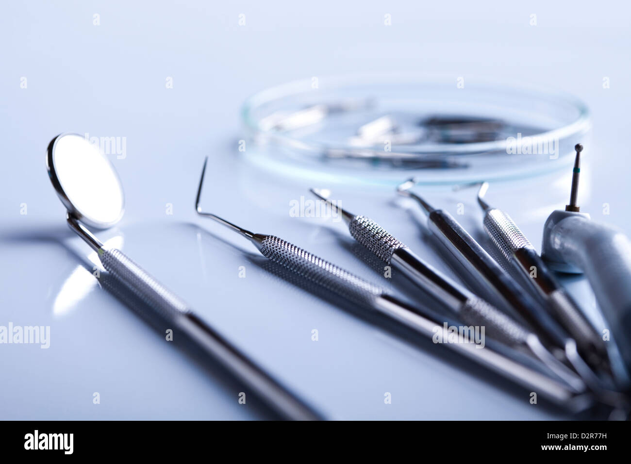 Close-up Dental Instruments Stock Photo - Alamy