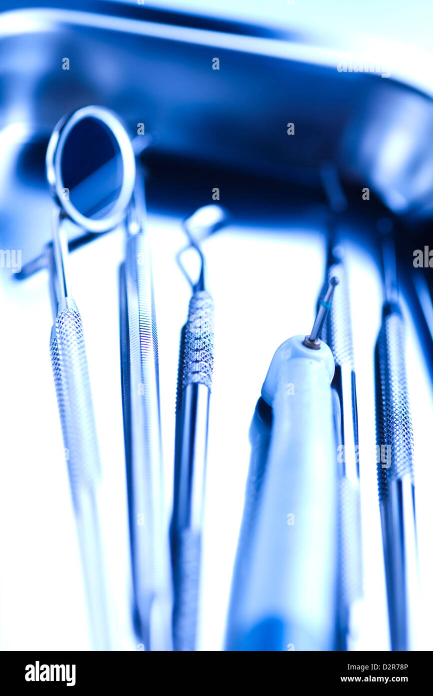 Dental Tools set Stock Photo - Alamy