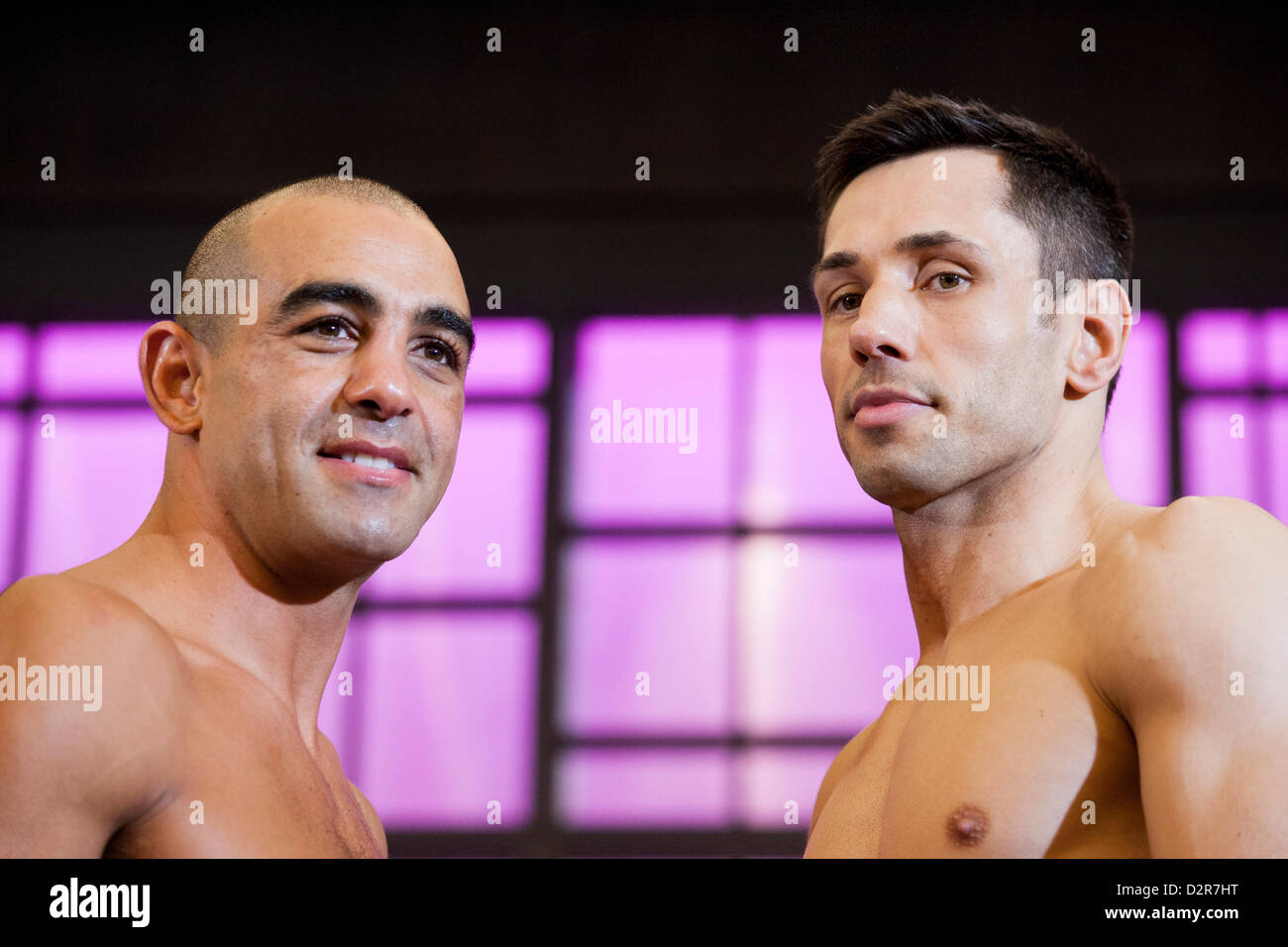 Duesseldorf, Germany. 31st January 2013. Middleweight boxers Germany's ...