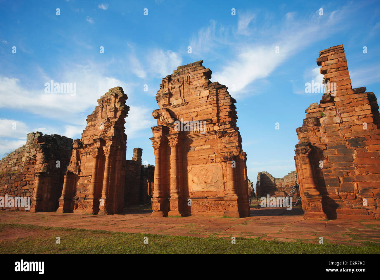 Ruins of mission at San Ignacio Mini, UNESCO World Heritage Site ...