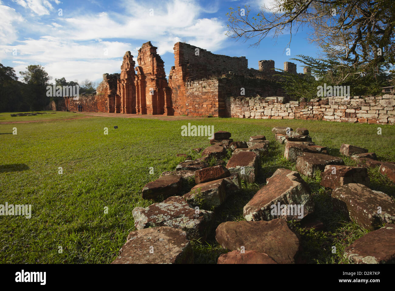 Ruins of mission at San Ignacio Mini, UNESCO World Heritage Site ...