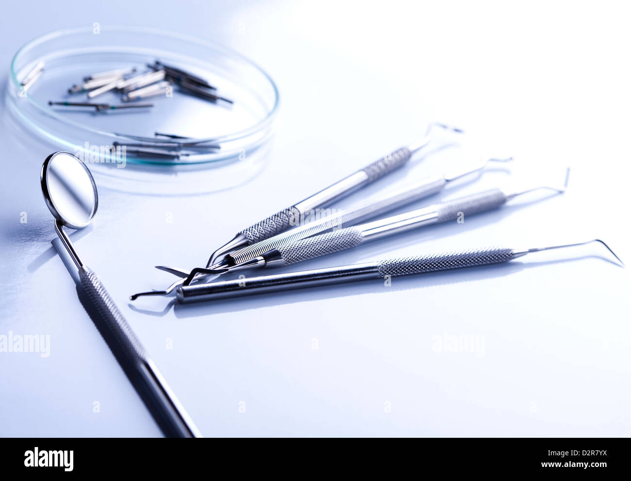Dental Tools set Stock Photo - Alamy