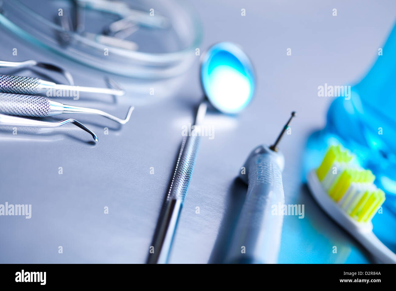 Dental Tools set Stock Photo - Alamy