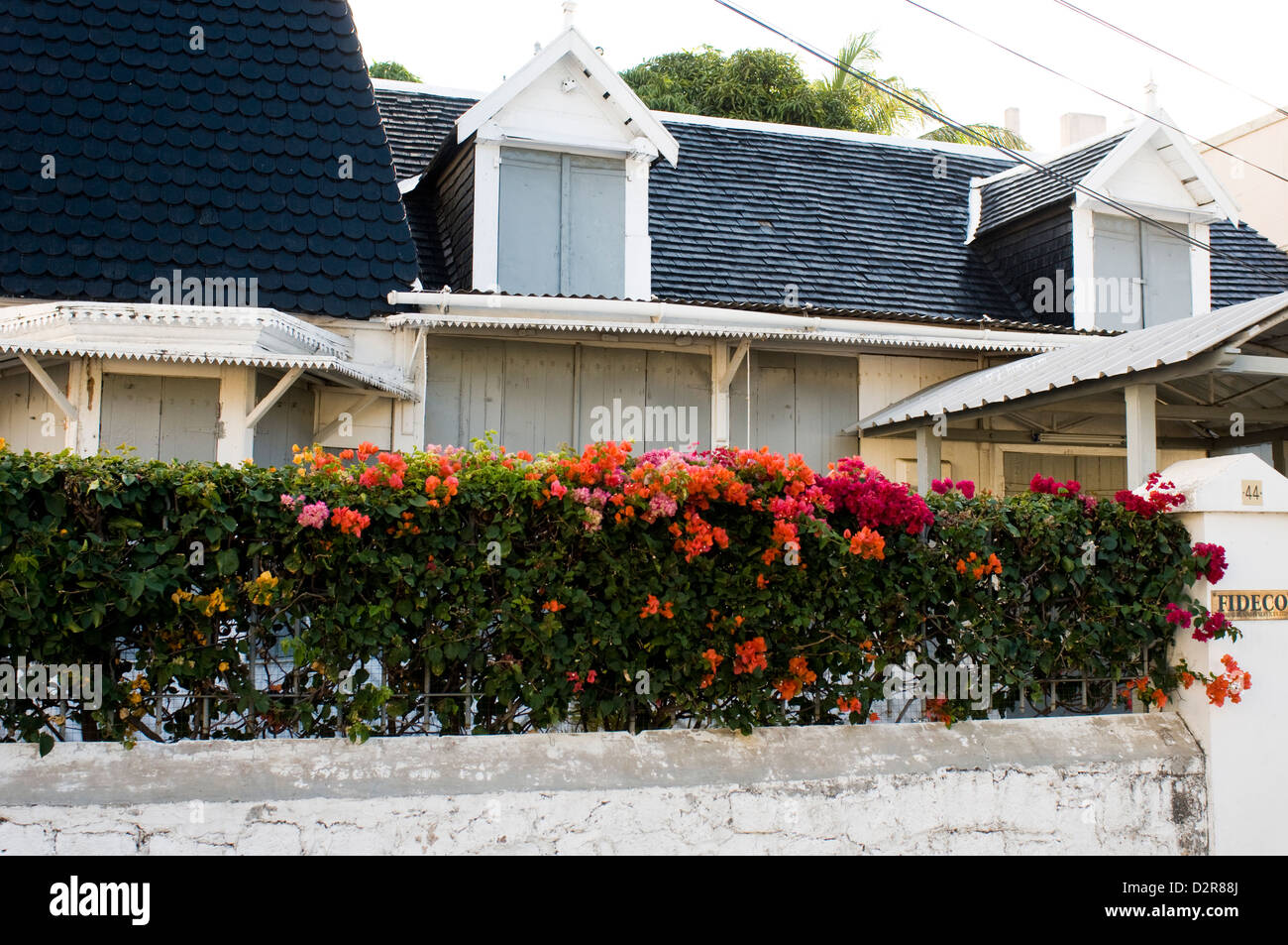 Traditional Colonial House Mauritius High Resolution Stock Photography ...