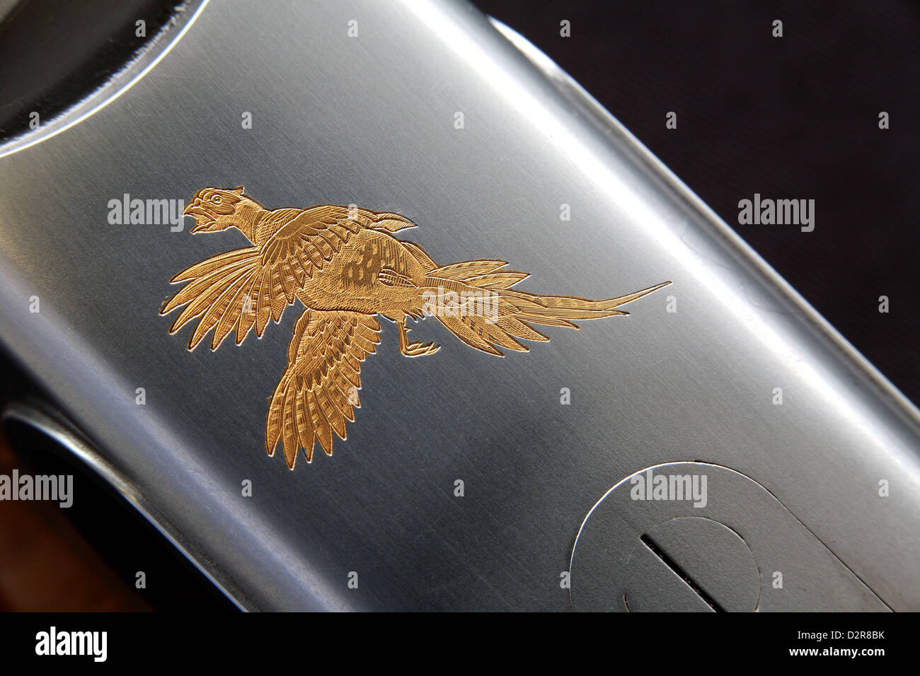 Beretta shotguns, Italian craftsmanship, engravings, gun, museum Stock ...