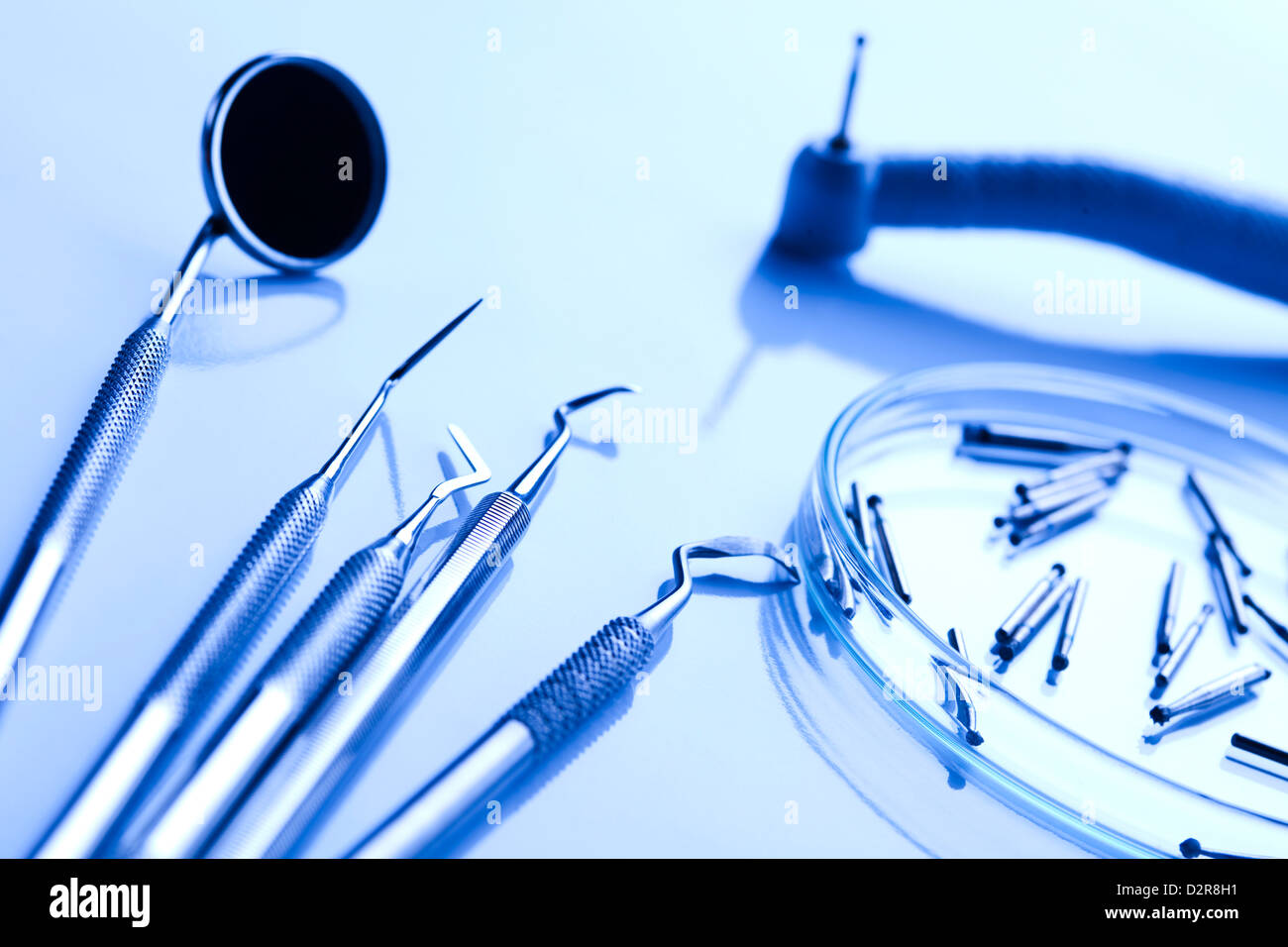 Dental Tools set Stock Photo - Alamy