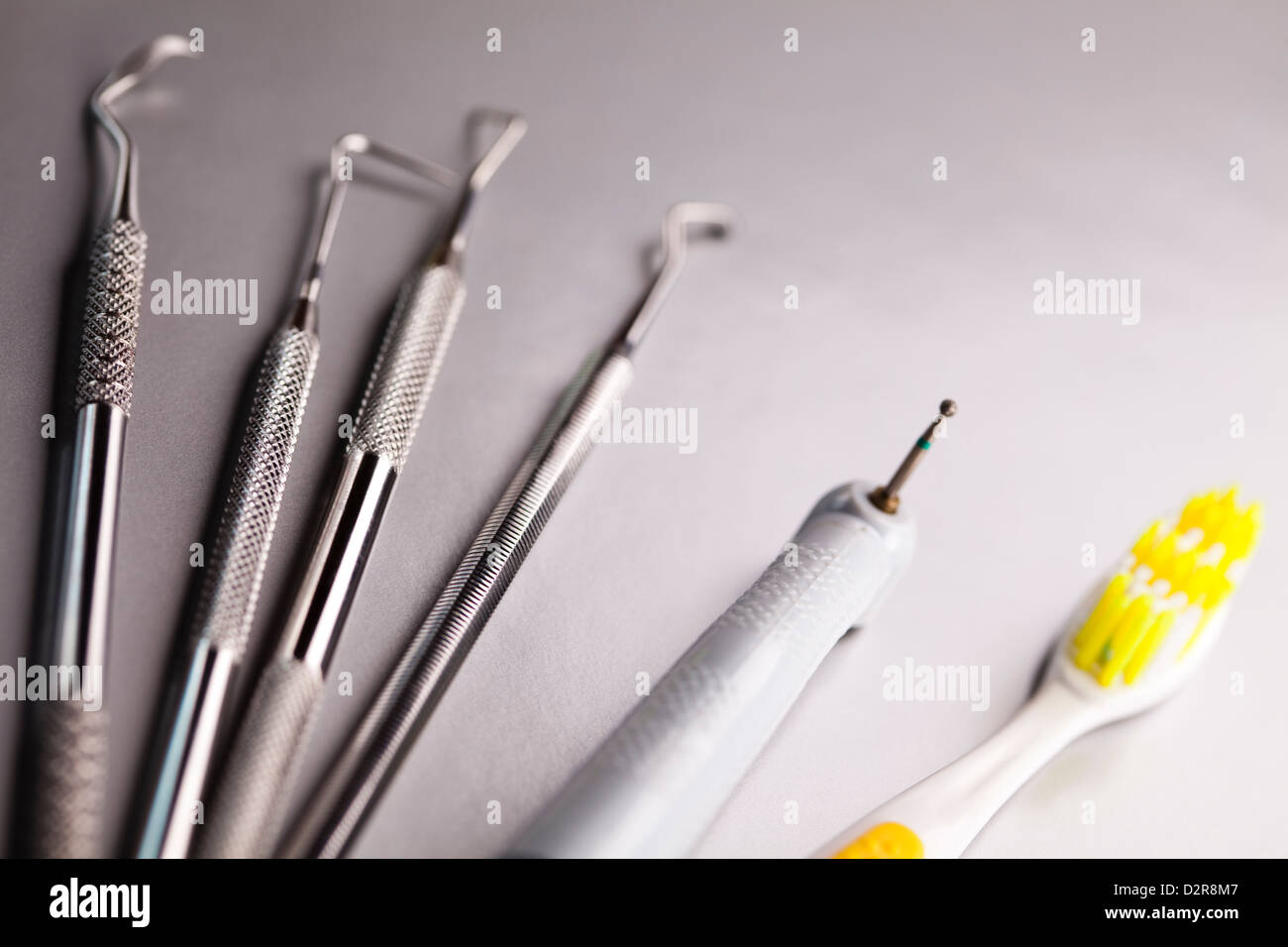Close-up Dental Instruments Stock Photo - Alamy