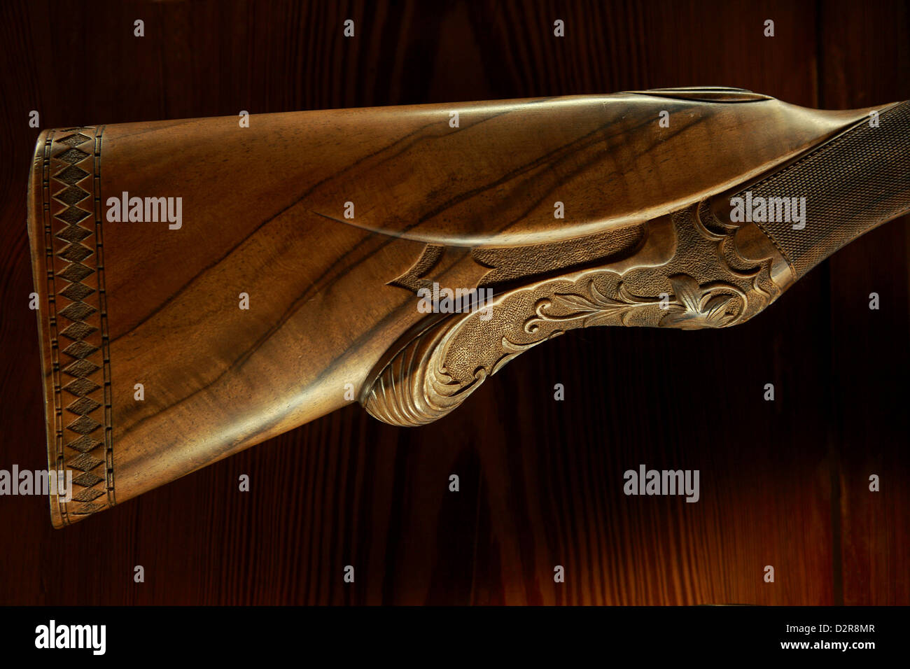 Beretta shotguns, Italian craftsmanship, engravings, gun, museum Stock ...