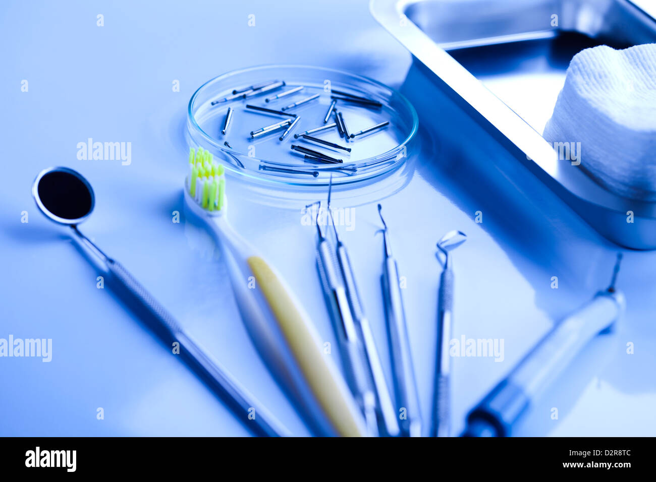 Dental Tools set Stock Photo - Alamy