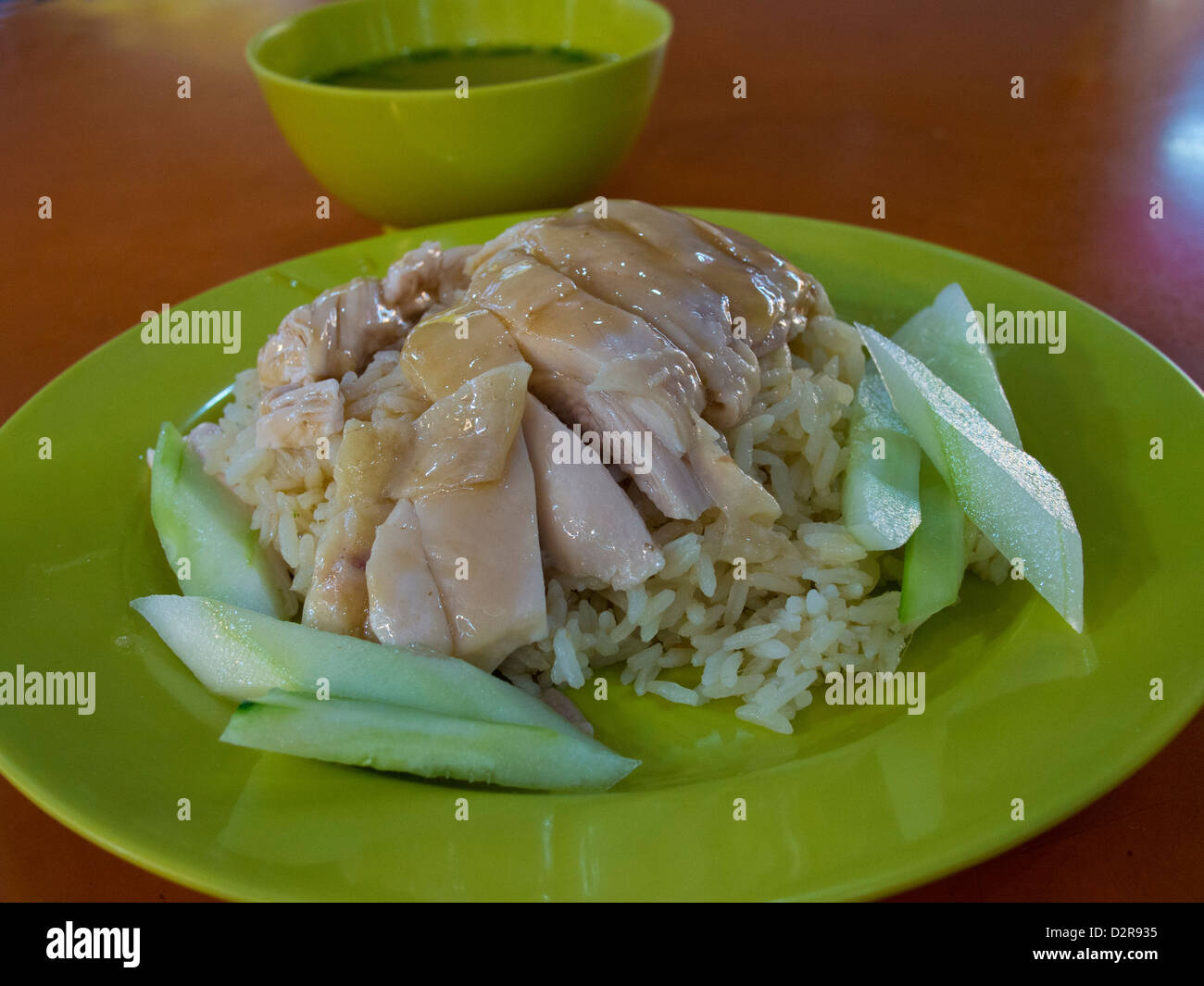 tian tian Hainanese Chicken Rice , Singapore Stock Photo - Alamy