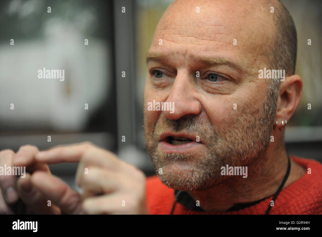 Munich, Germany. 31st January 2013. The South African artist Kendell ...