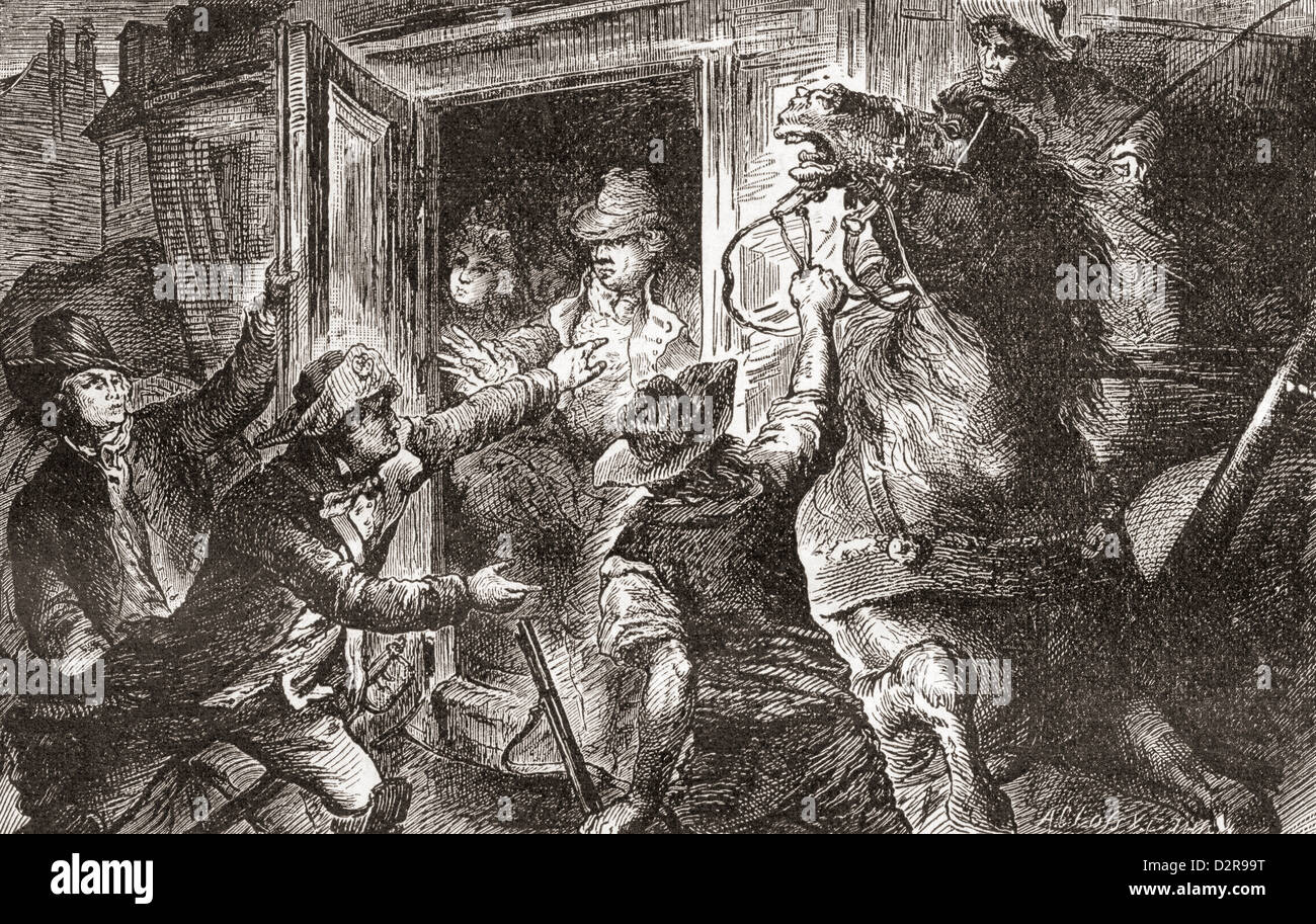 King Louis Xvi Fleeing From France | semashow.com