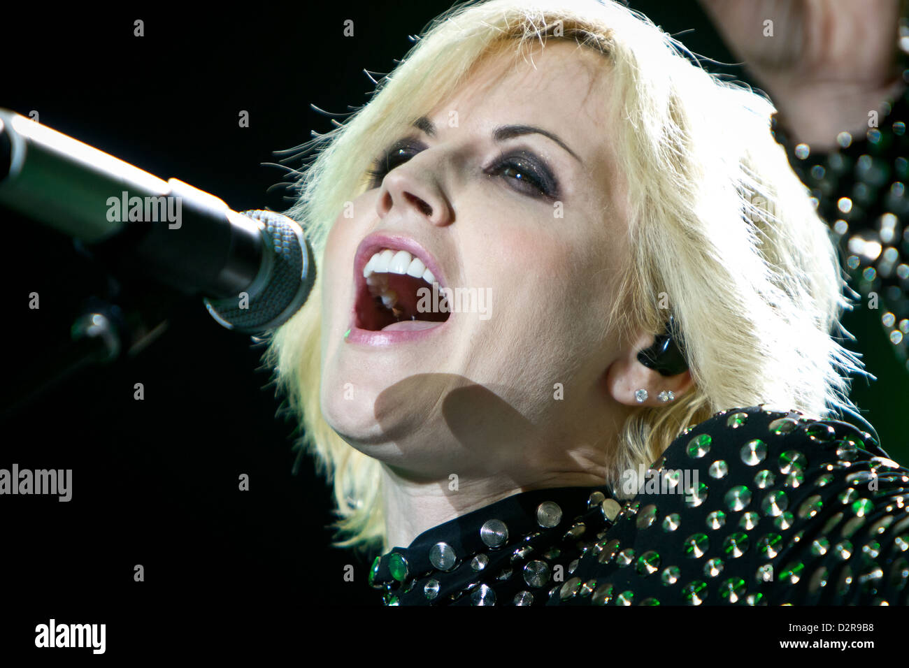 October 29, 2012 - The famous Irish rock band The Cranberries performs ...