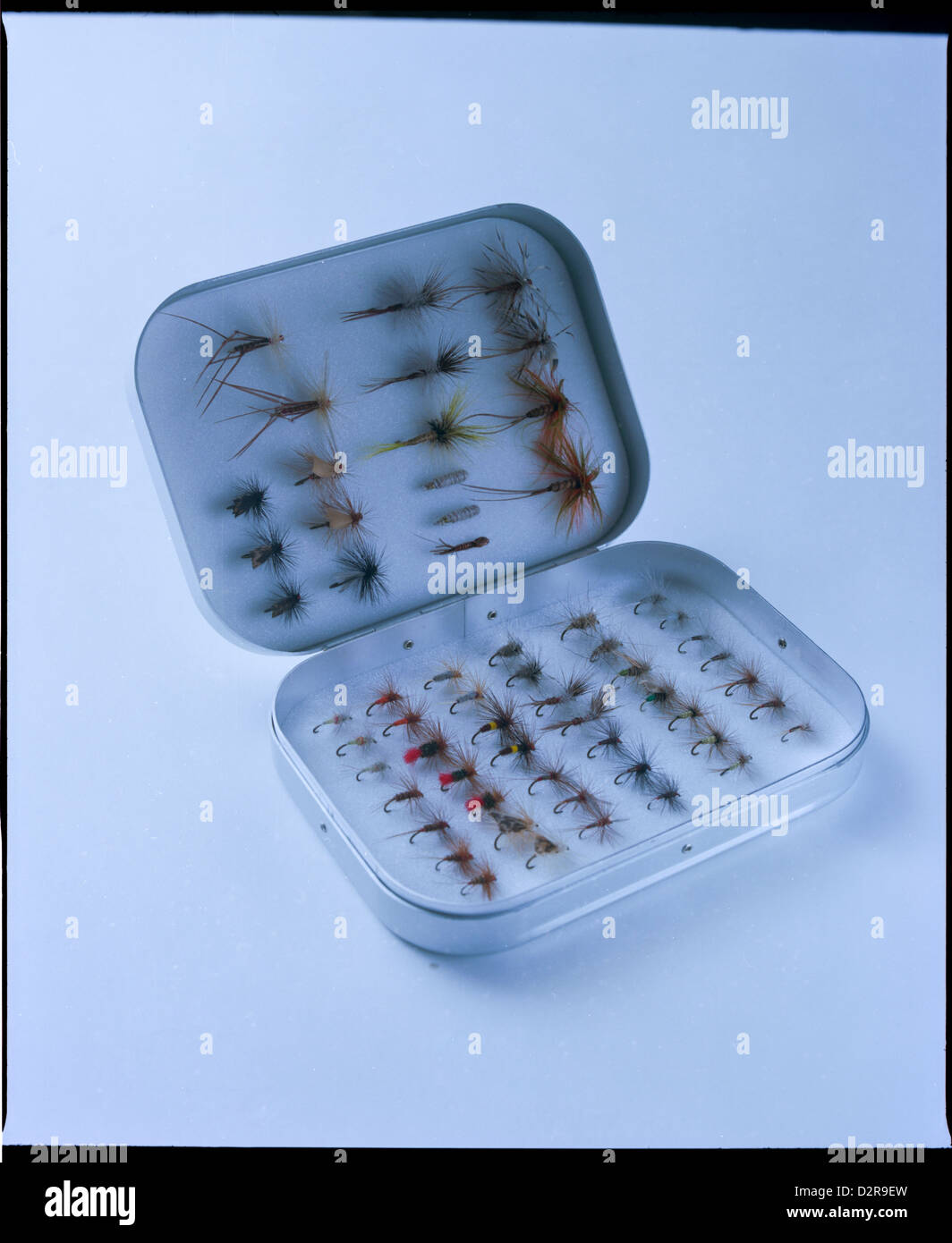 Case of Fishing Hooks Stock Photo - Alamy