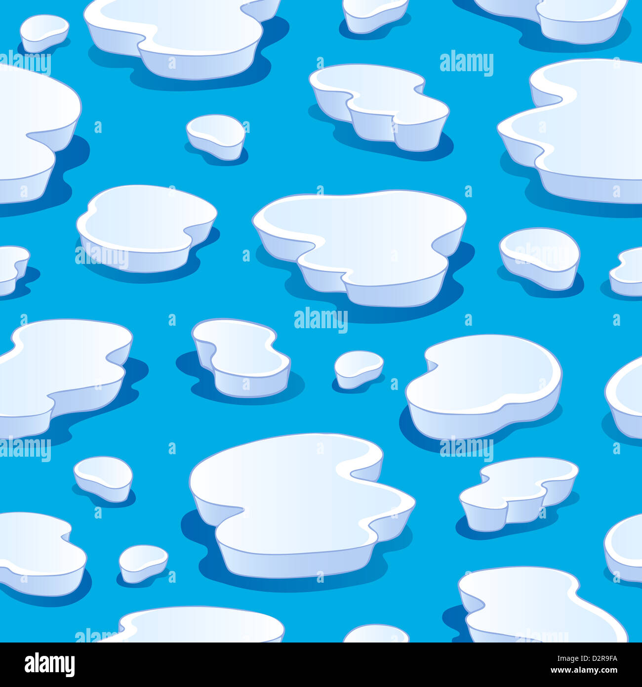 Seamless background with iceberg 1 - picture illustration Stock Photo ...