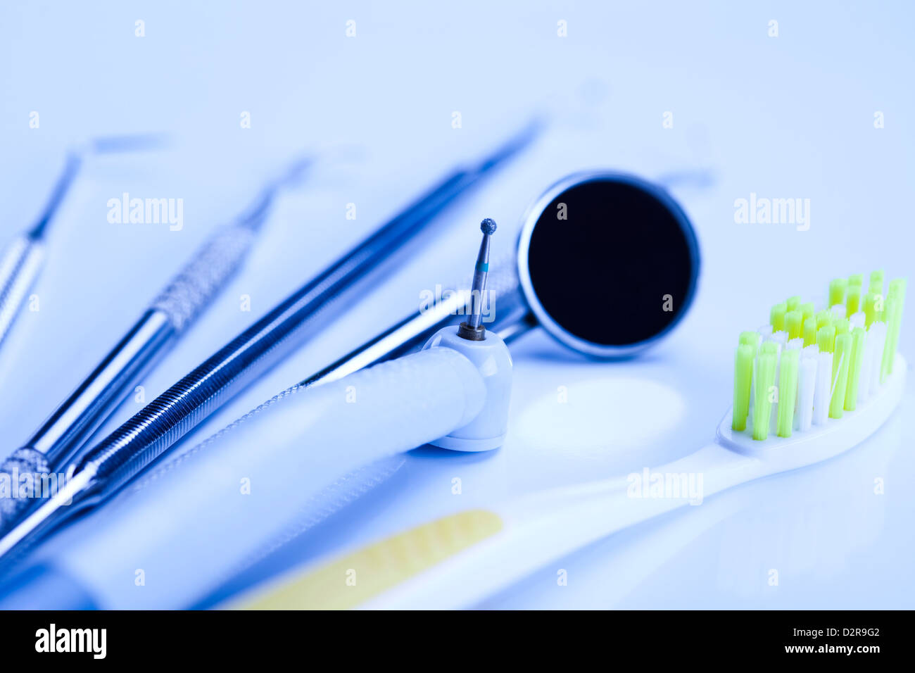 Close-up Dental Instruments Stock Photo - Alamy
