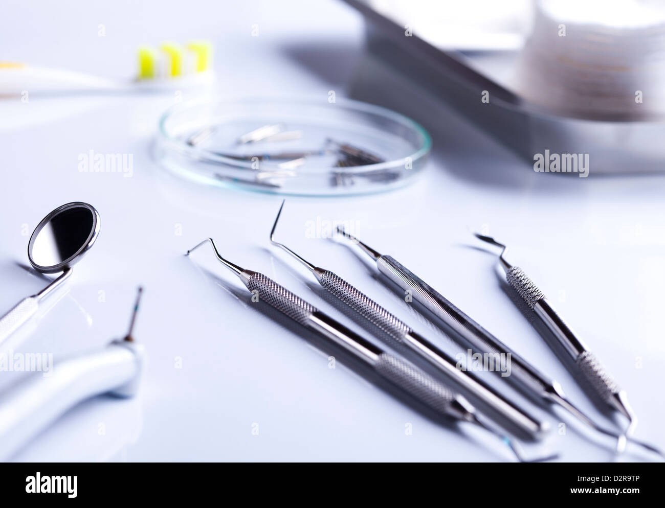 Dental Tools set Stock Photo - Alamy
