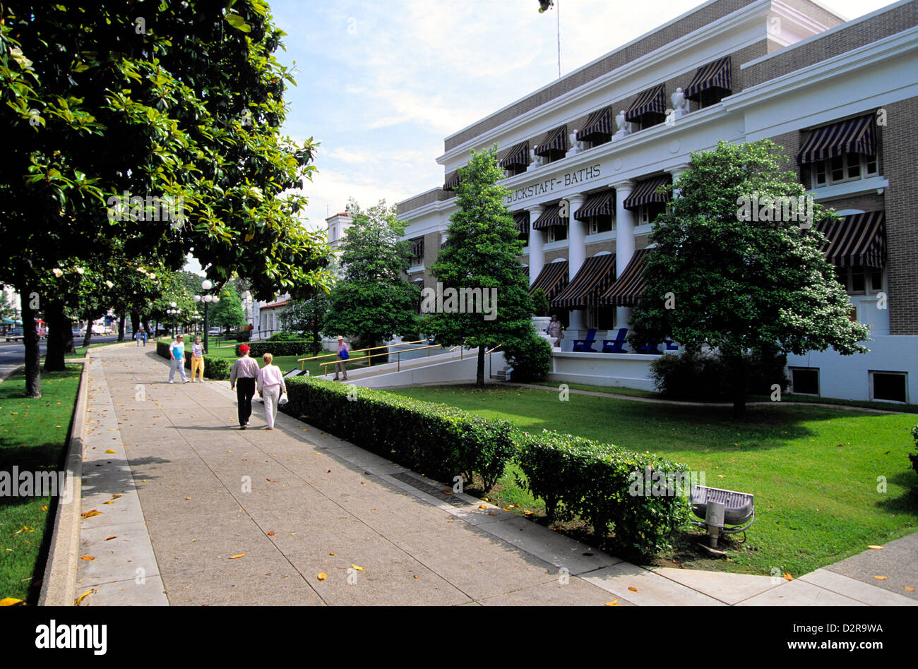 Bathhouse row, Buckstaff Baths, Hot Springs National Park, Arkansas ...