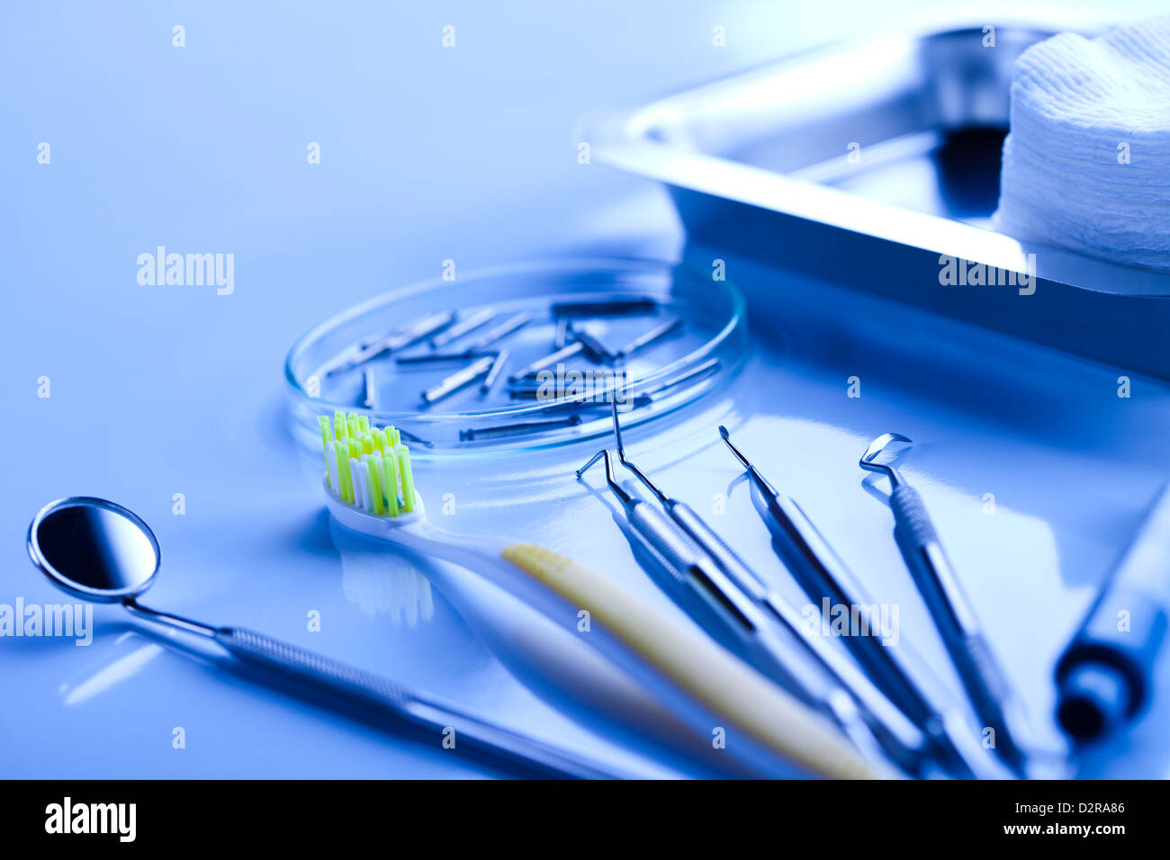 Dental Tools set Stock Photo - Alamy