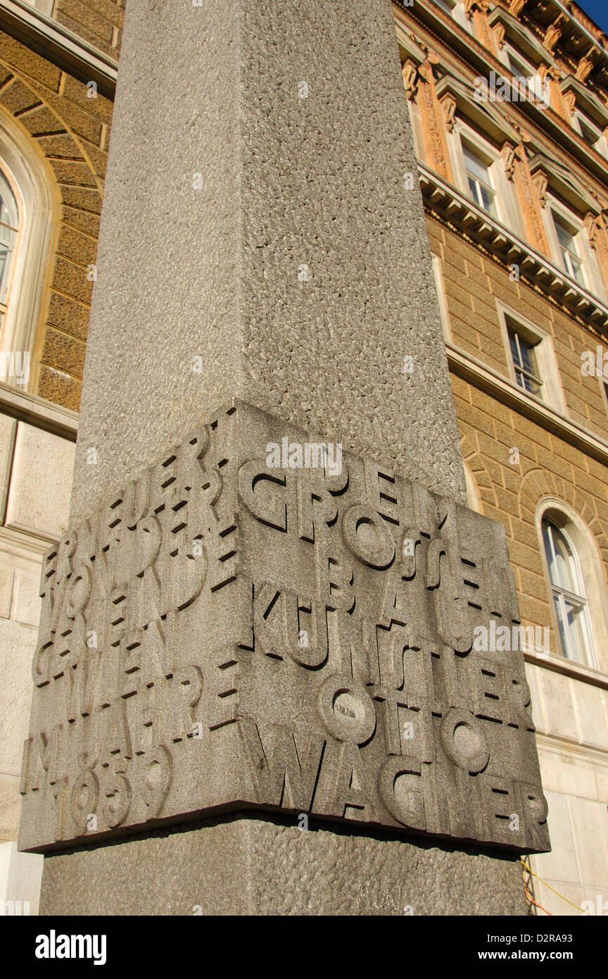 Otto Wagner Memorial Stock Photo - Alamy