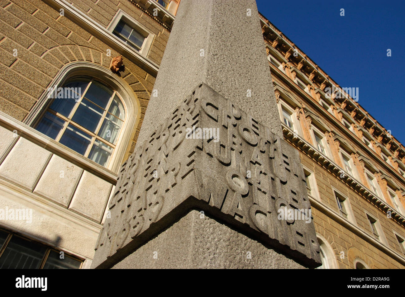 Otto Wagner Memorial Stock Photo - Alamy