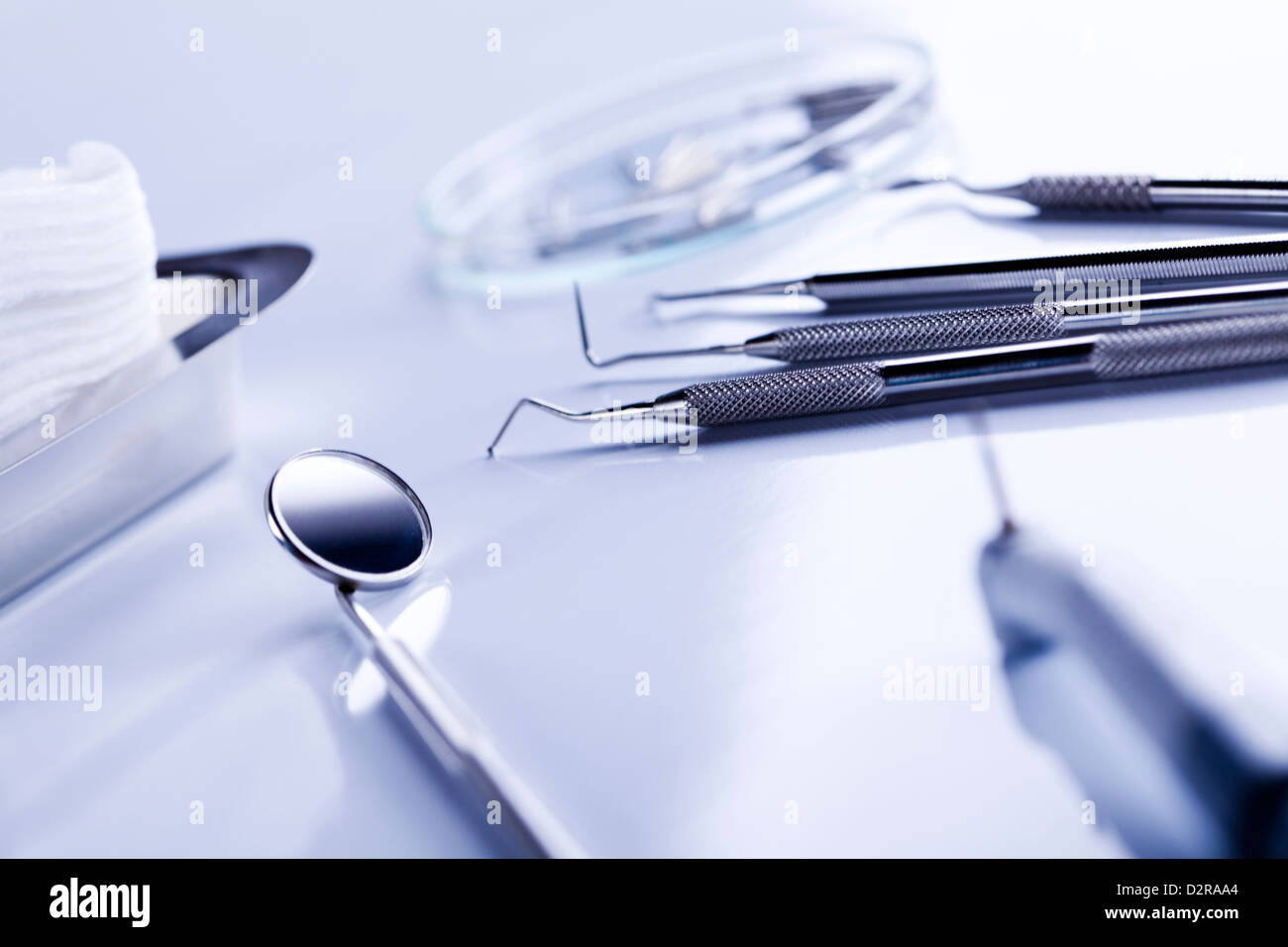 Dental Tools set Stock Photo - Alamy