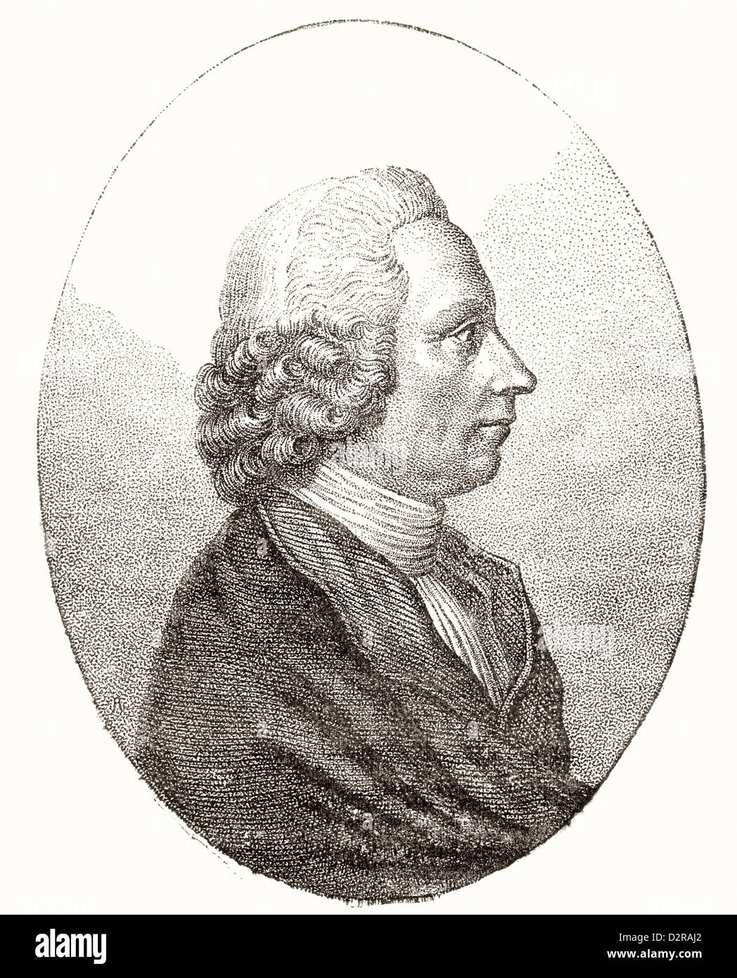 Portrait priestley english theologian hi-res stock photography and ...