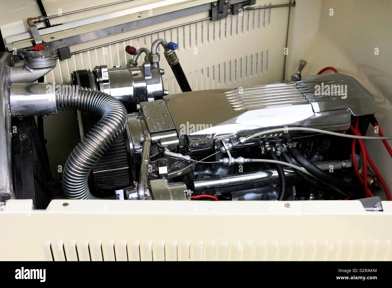 Custom Hot Rod Chevy engine in a 1932 Vicky at the Sarasota Pride and ...