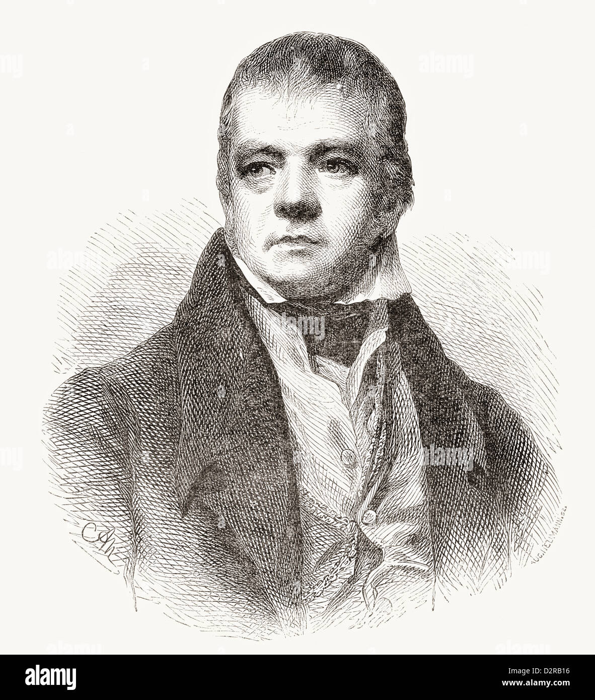 Sir Walter Scott Portrait High Resolution Stock Photography and Images ...