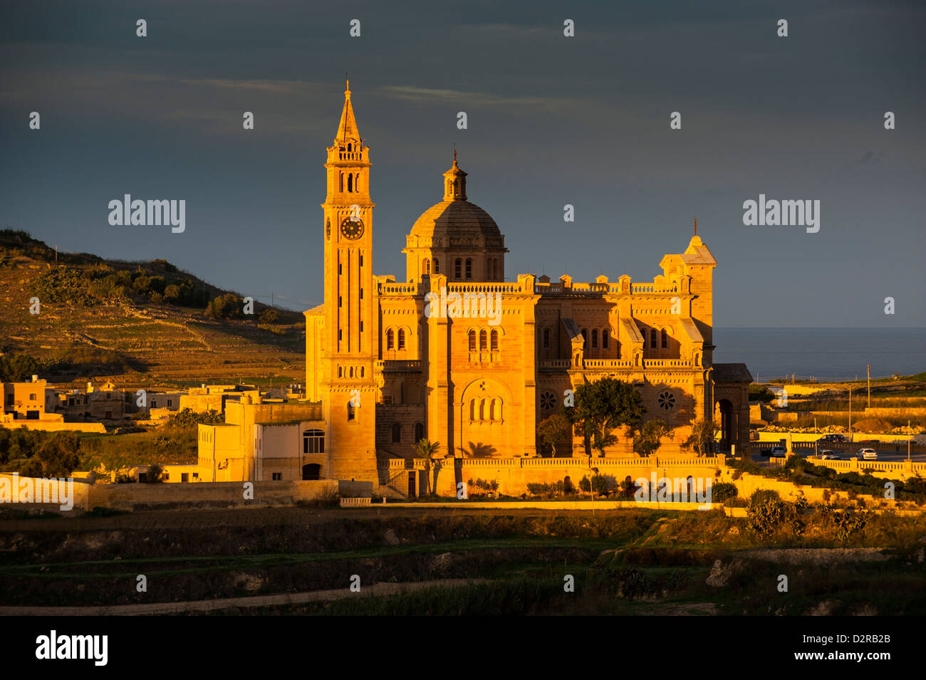 Basilica Ta Pinu, Gozo, Malta, Europe Stock Photo - Alamy