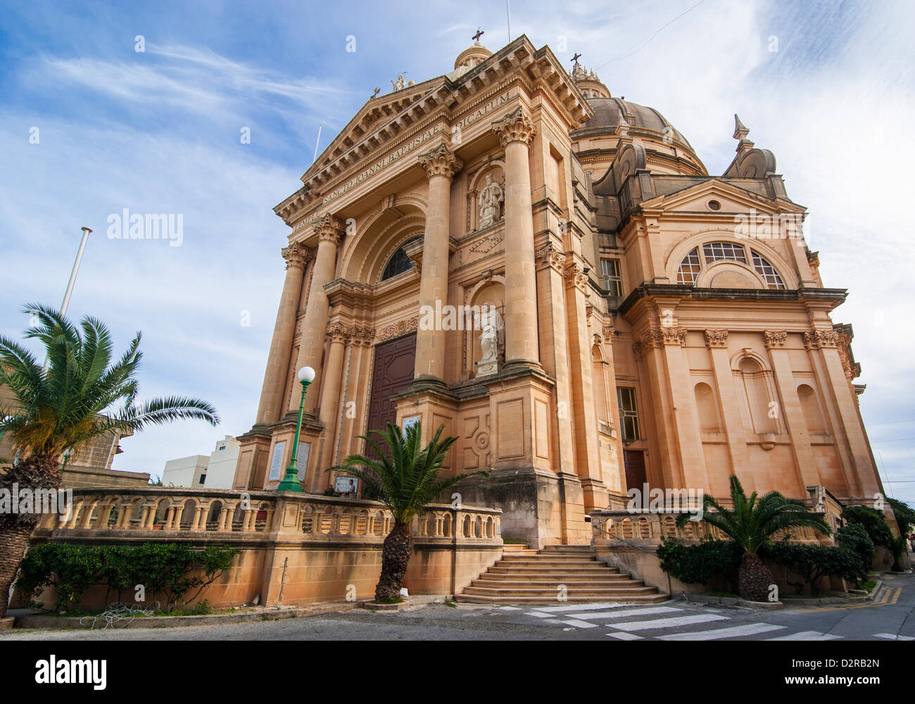 San Gwann (St. John the Baptist) Basilica, Gozo, Malta, Europe Stock ...