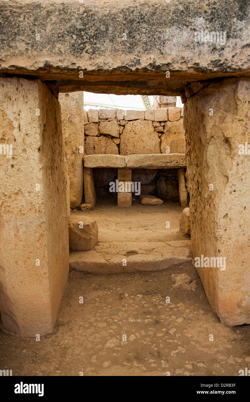 Prehistoric temple of Mnajdra, UNESCO World Heritage Site, Malta ...