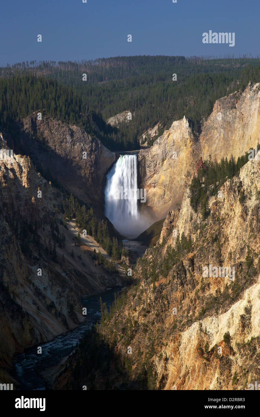 Lower Falls from Artists Point, Grand Canyon of the Yellowstone River ...