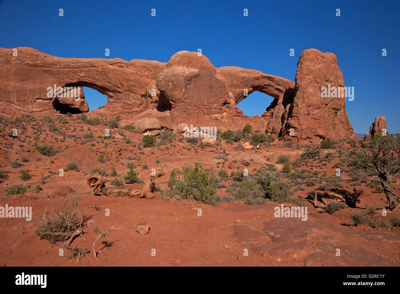 The Spectacles (North and South Windows), Arches National Park, Moab ...