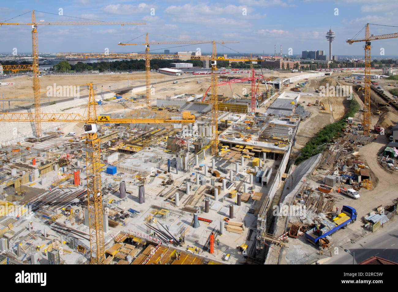 Vienna Central Station construction site Stock Photo - Alamy