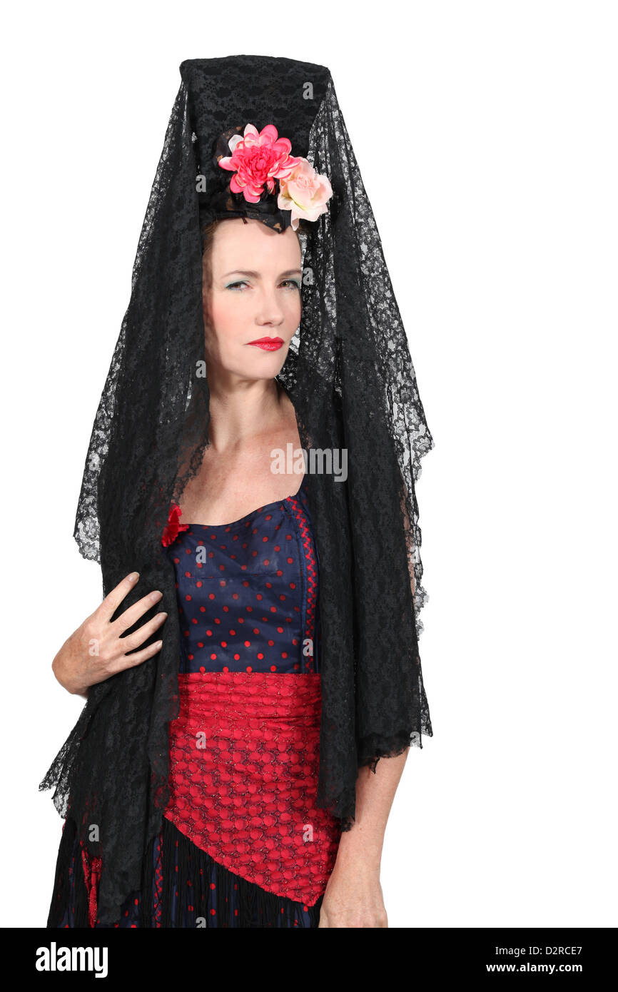 Mantilla hi-res stock photography and images - Alamy