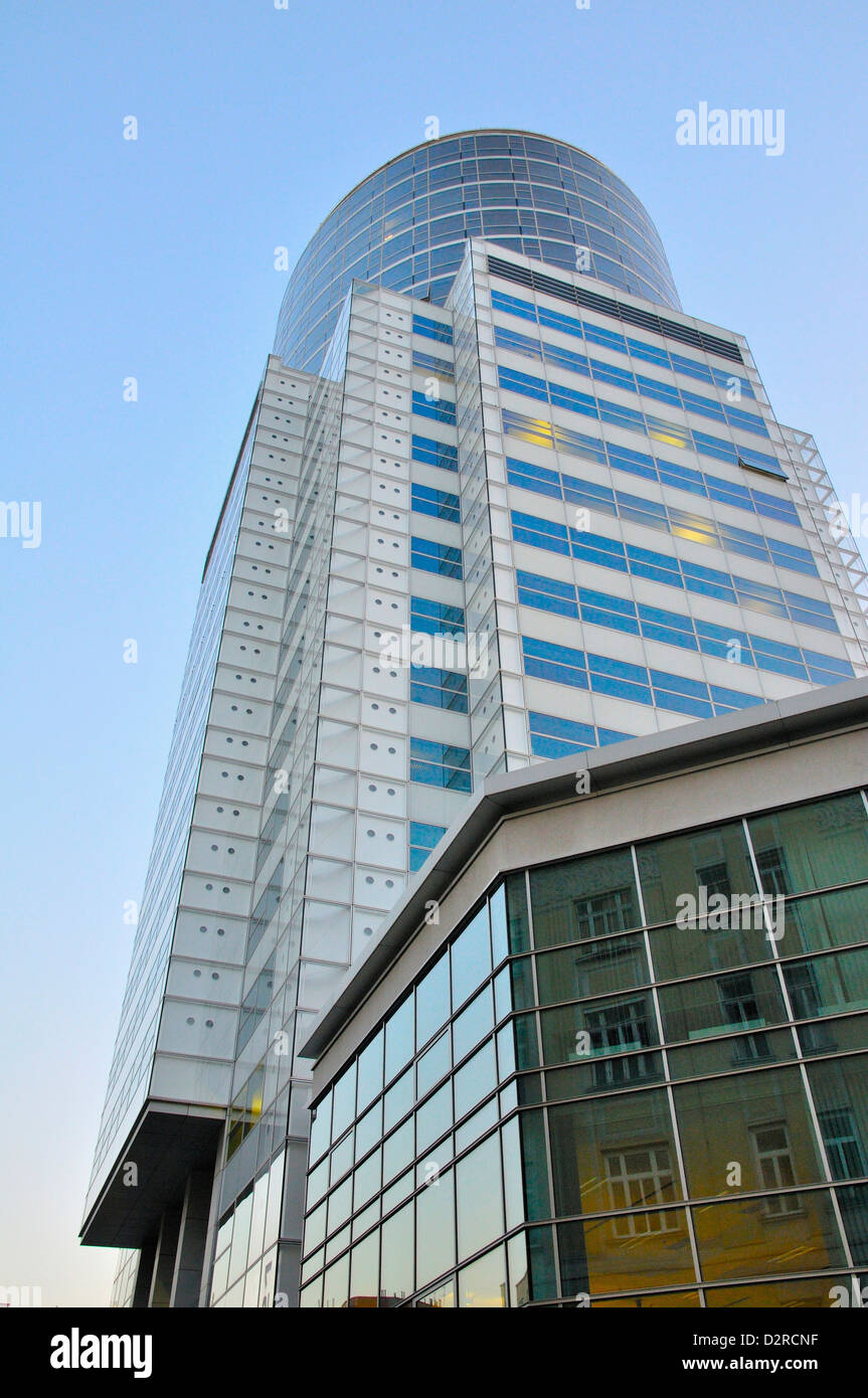 Galaxy Tower - Office Tower at the Praterstraße Stock Photo - Alamy