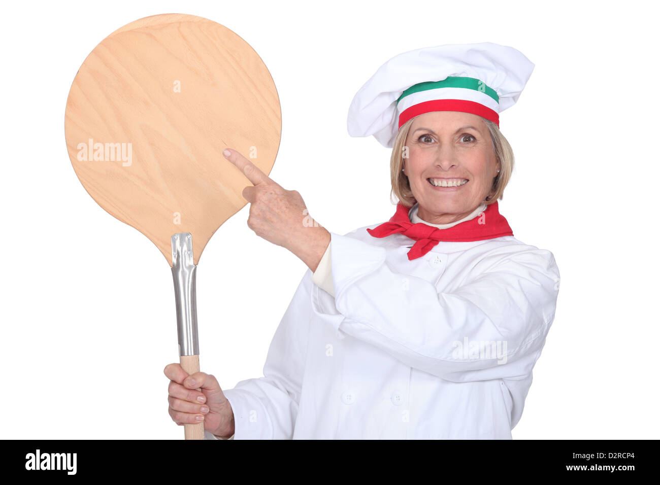 portrait of a pizza chef Stock Photo - Alamy
