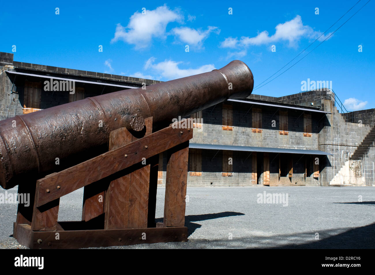 cannons and fort adelaide, port louis, mauritius Stock Photo - Alamy