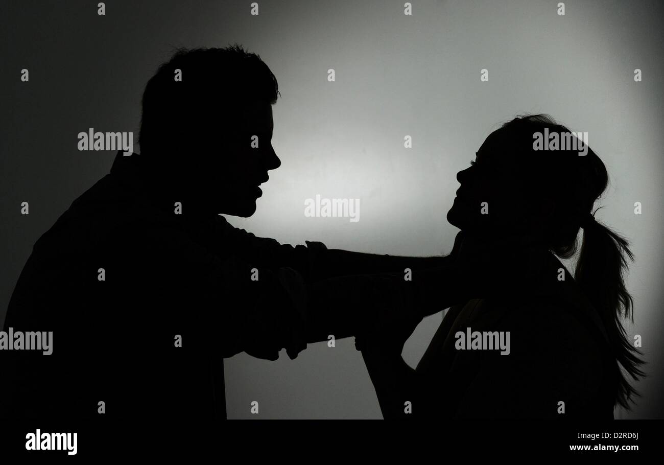 Man Choking Woman High Resolution Stock Photography and Images - Alamy