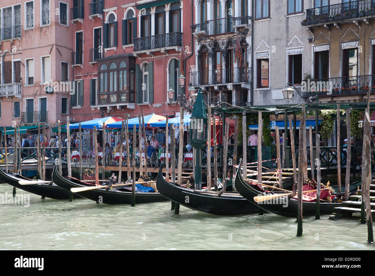 Color photograph of Gondolas in Venice, Italy Stock Photo - Alamy