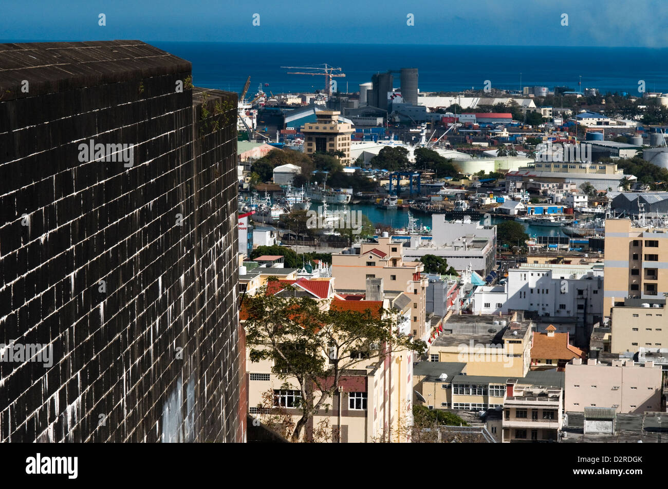 fort adelaide and city view, port louis, mauritius Stock Photo - Alamy