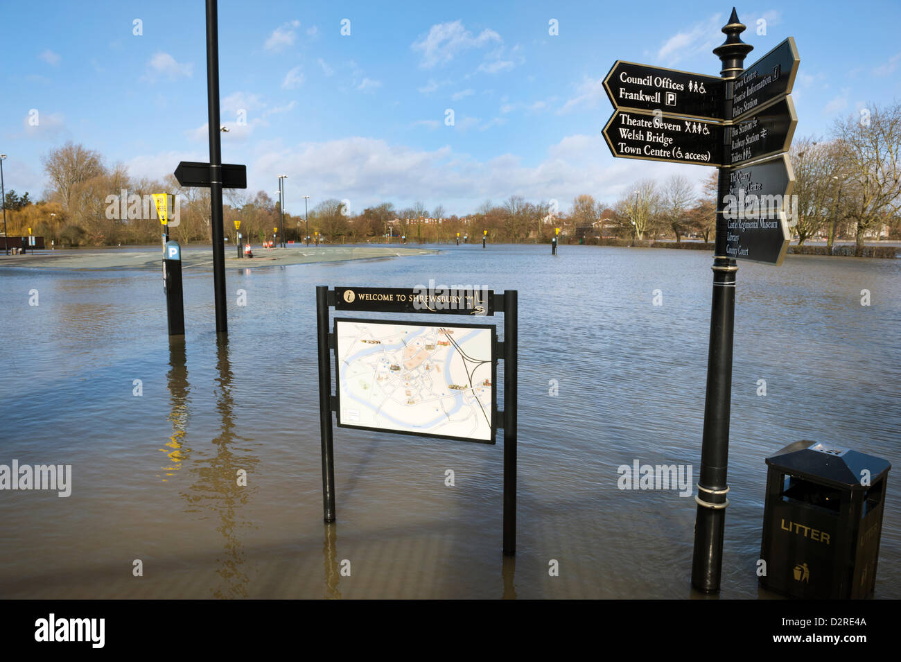 Winter snow shrewsbury hi-res stock photography and images - Alamy